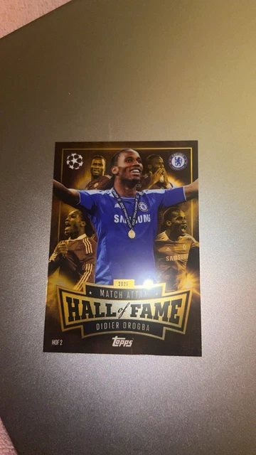 MATCH ATTAX 2025/26 25/26 Didier Drogba Hall Of Fame Card No Hof 2 £11. ...