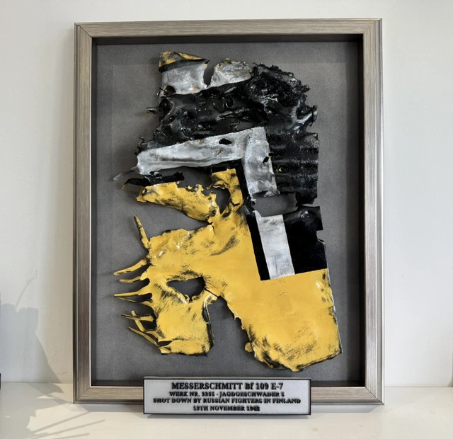 RARE WW2 GERMAN Messerschmitt Bf109 "Balkenkreuz" Luftwaffe Aircraft ...