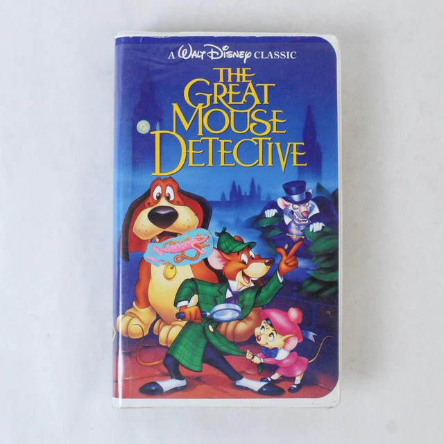 THE GREAT MOUSE Detective VHS Movie 1992 Walt Disney Vincent Price ...
