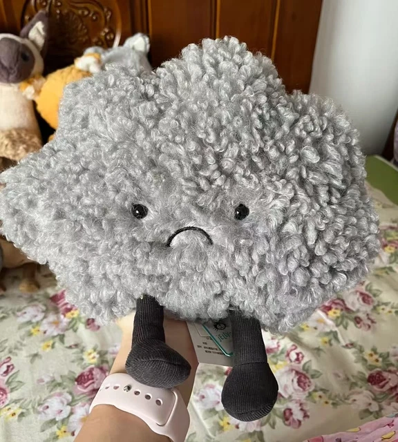 JELLYCAT AMUSEABLES STORM Cloud Doll Newly Released with Label & Dust ...