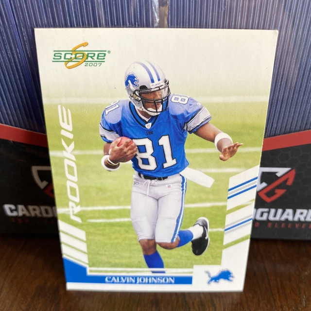 2007 SCORE CALVIN Johnson Rookie Card #351 EUR 1,10 - PicClick FR