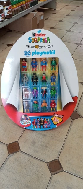 KINDER SORPRESA DC Playmobil Espositore 2025- Nuovo - Completo ...