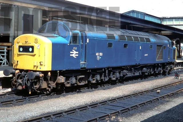 35MM SLIDE BR British Rail Diesel Loco Class 40 40150 1984 Original £13 ...