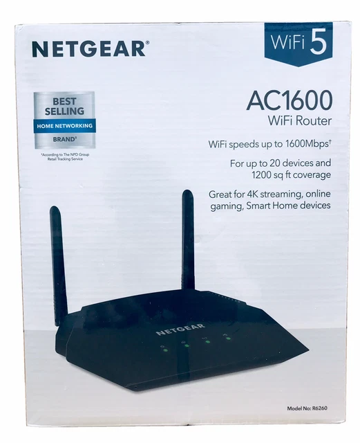 NETGEAR AC1600 SMART Wi-Fi Router Dual Band New Sealed In Box $39.99 ...
