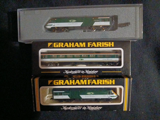GRAHAM FARISH CLASS 43 HST 3 Car Set N Gauge Great Western £120.00 ...