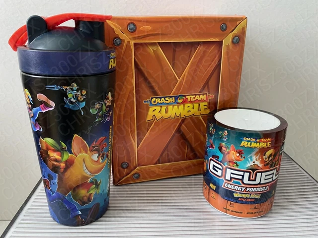 GFUEL CRASH BANDICOOT Wumpa Fruit Collector's Box + Metal Shaker Tub G ...