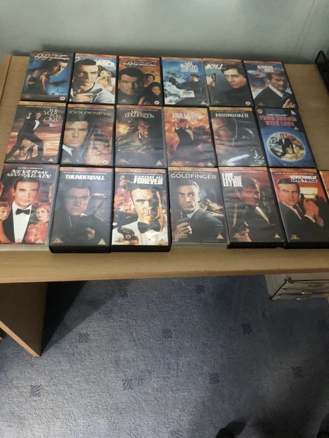 JAMES BOND VHS collection £25.00 - PicClick UK