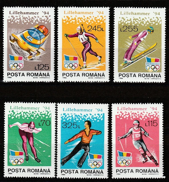 RUMÄNIEN POSTFRISCH MINR. 4954 - 4960 Olympische Winterspiele in ...