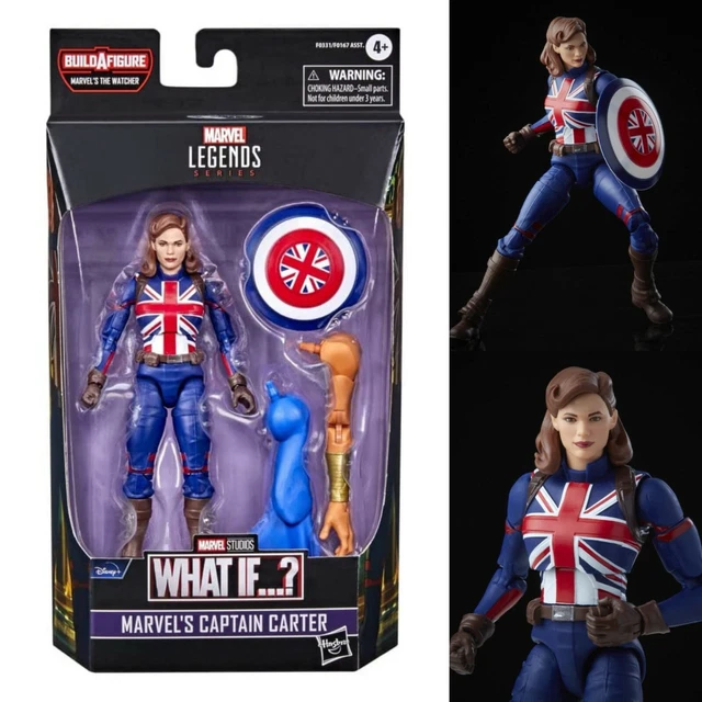 MARVEL LEGENDS CAPTAIN Carter from What If...? The Watcher Build A ...