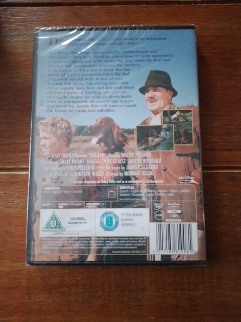 BIG RED DVD .Walt Disney..Sealed . £5.98 - PicClick UK