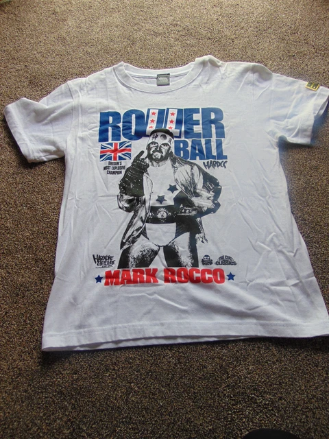 ROLLERBALL MARK ROCCO t-shirt (Hardcore Chocolate, British wrestling ...