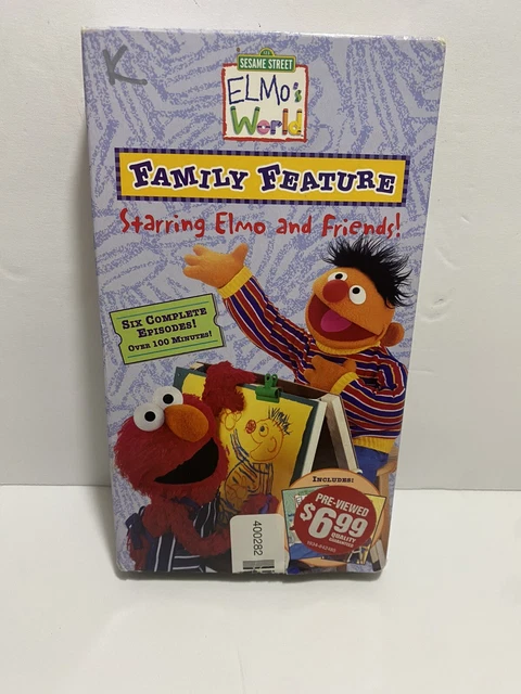 SESAME STREET: ELMO’S World Family Feature (VHS, 2003) EXTREMELY RARE ...