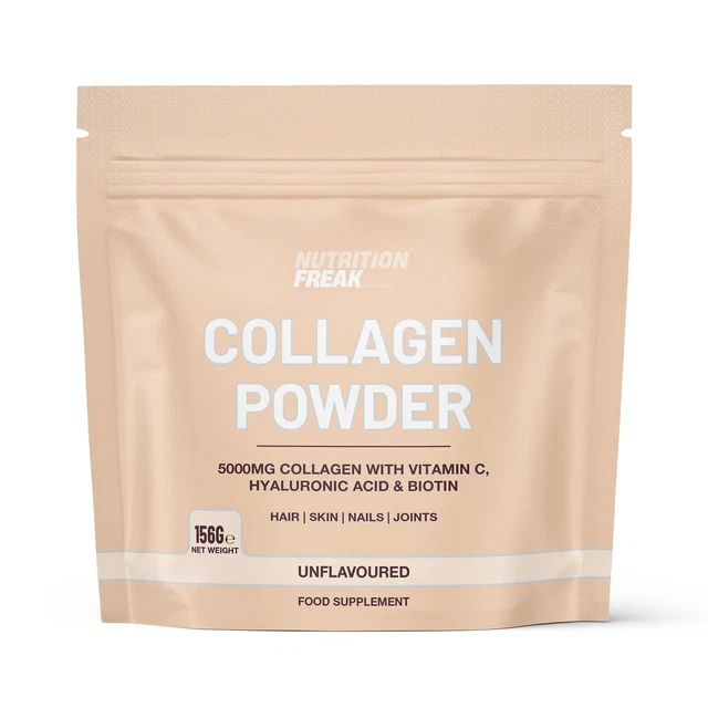 COLLAGEN PEPTIDES POWDER 5000mg Hydrolysed Bovine with Vitamin C and ...