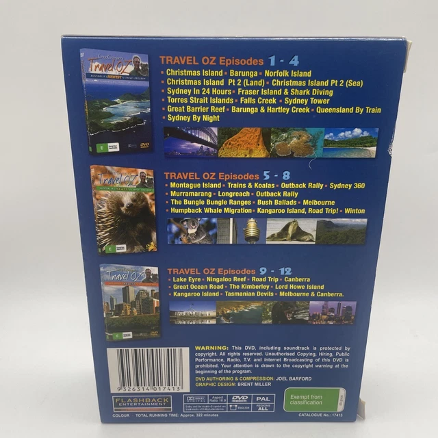GREG GRAINGER'S TRAVEL Oz Series 1 & 2 DVD Region All Box Set Free Fast ...