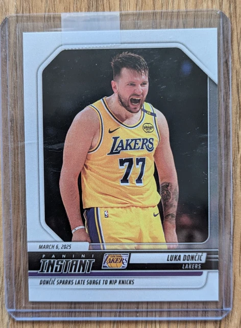 2024-25 PANINI INSTANT Luka Doncic Lakers /502 Sparks Late Surge tu Nip Knicks EUR 14,00 ...