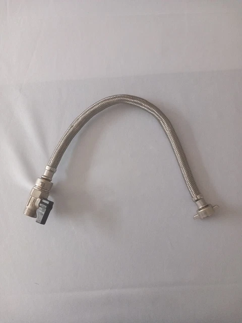 IDEAL LOGIC COMBI 24 30 35 Boiler Filling Loop Flexi-hose - Brass £20. ...