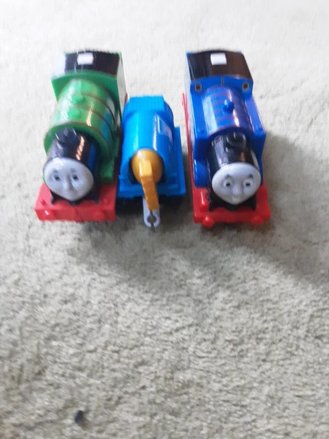 THOMAS AND FRIENDS Track Master Real Steam Percy And Thomas, Working In ...