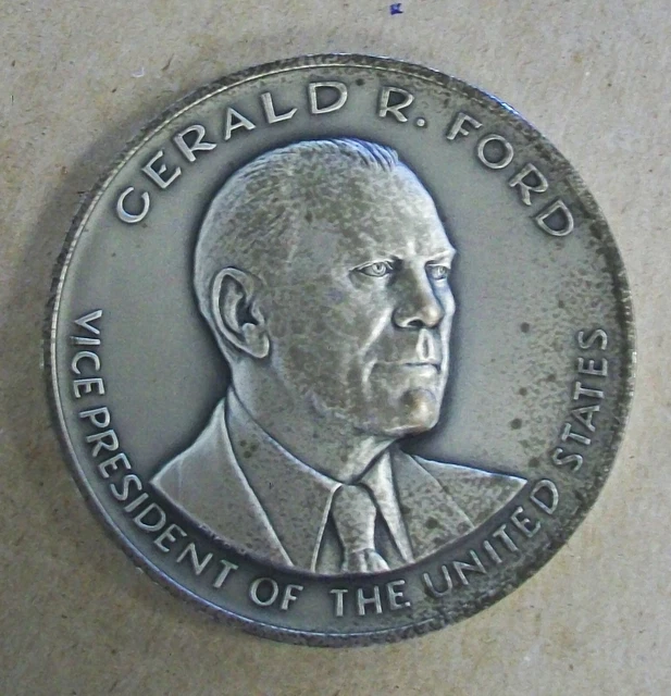 GERALD R. FORD Vice President Inauguration .999 Silver Medal 4.34 Troy ...