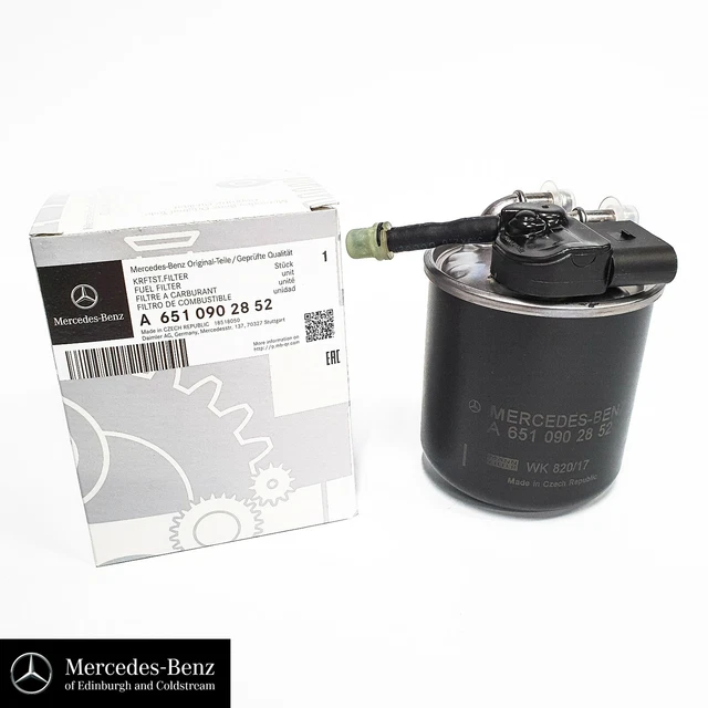 GENUINE MERCEDES-BENZ FUEL Filter 651 diesel engine S Class CDI Part ...