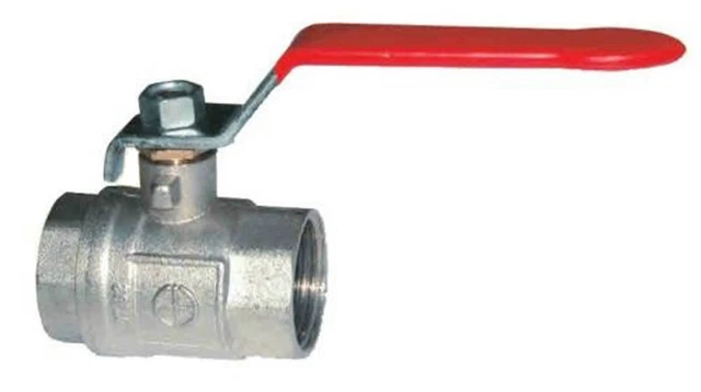 MS KUGELHAHN 1/2& Kugelventil mit Stopfbuchse Hebel voller Durchgang vernickelt EUR 3,49 ...