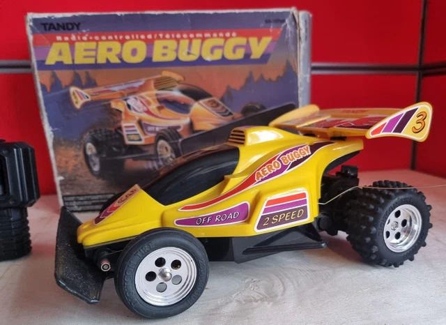 RADIO SHACK TANDY Radio Controlled Yellow Aero Buggy In Box Immaculate ...