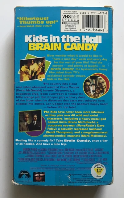 KIDS IN THE Hall Brain Candy VHS 1996 90s Cult Comedy NTSC $15.99 ...