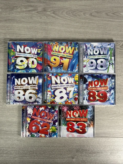 NOW THAT’S WHAT I Call Music CD Bundle Volumes 62 83 86 87 89 90 91 98 ...