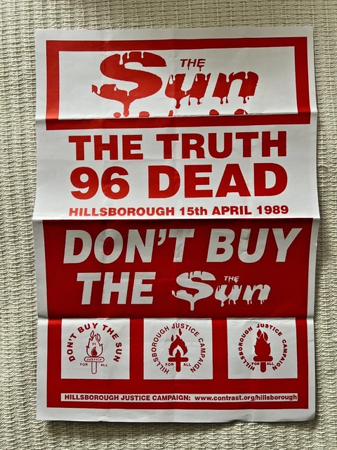 LIVERPOOL FC HILLSBOROUGH Disaster poster A3 JFT96 £18.00 - PicClick UK