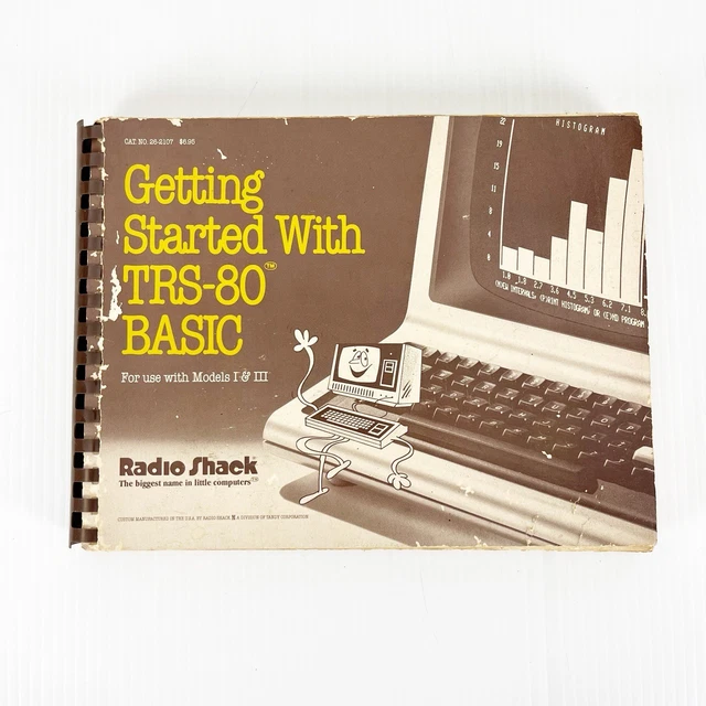 VINTAGE RADIOSHACK GETTING Started with TRS-80 Basic for Models 1 & 3 ...
