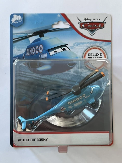 DISNEY PIXAR CARS ROTOR TURBOSKY Dinoco Mattel Helicopter NEW Deluxe £ ...