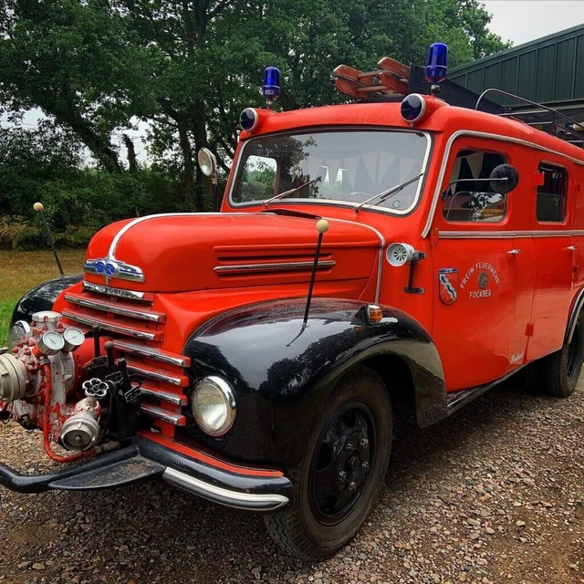 CONVERTED GERMAN FK3000 Fire Engine Camper Van £20,000.00 - PicClick UK