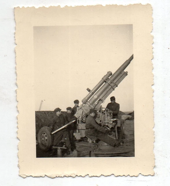 ORIGINAL GERMAN WW2 photograph luftwaffe flak position £3.99 - PicClick UK