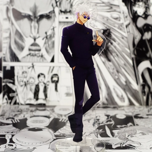 JUJUTSU KAISEN SATORU Gojo Stand Acrilico Trasparente Acrylic anime ...