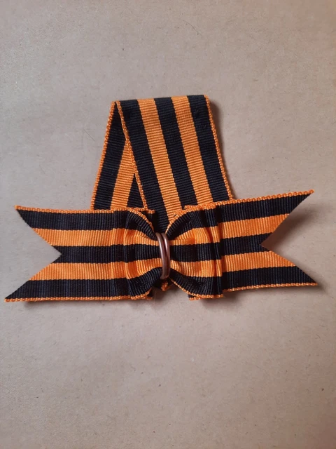 RIBBON FOR RUSSIAN Imperial order St. George with bow $7.99 - PicClick