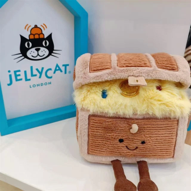 JELLYCAT AMUSEABLES TREASURE Chest plush Toy With Tags Treasure Dolls ...