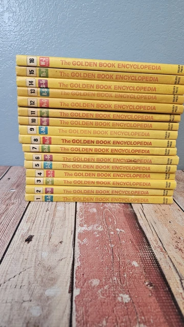 THE GOLDEN BOOK Encyclopedia 1970 complete set, Vol. 1-16, Good ...