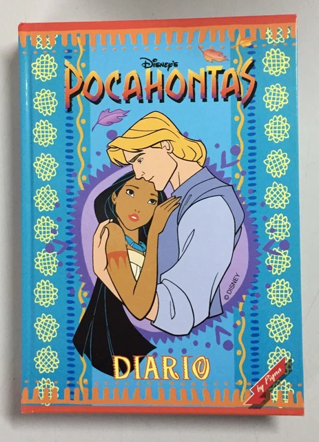 DIARIO POCAHONTAS NUOVO Classici Disney Anni 90 Pigna Come da Foto Raro ...