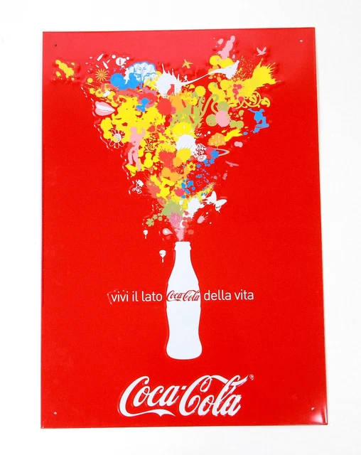 COCA COLA ORIGINAL Campaign Poster Metal Plate Collectible Large ...
