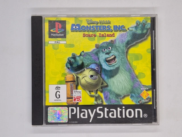 MONSTERS INC SCARE Island (Sony PlayStation 1, PS1) AUS PAL Complete ...