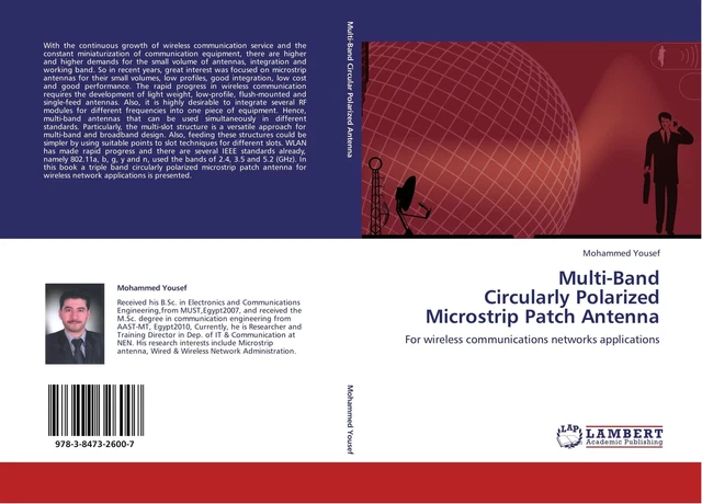 MULTI-BAND CIRCULARLY POLARIZED Microstrip Patch Antenna Mohammed Yousef Buch EUR 60,90 ...
