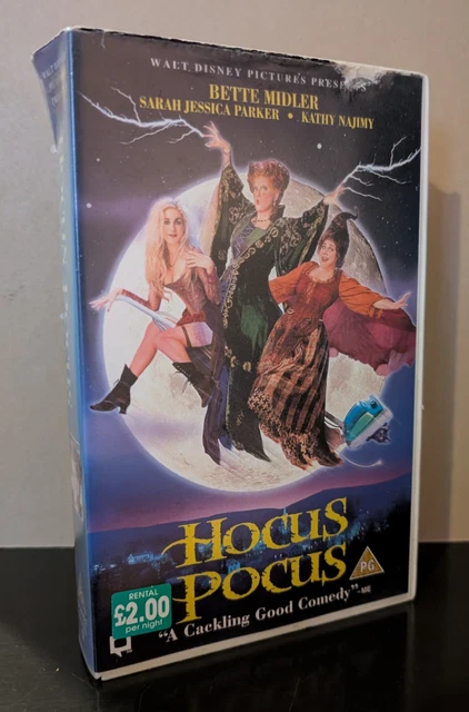 HOCUS POCUS - Big Box Ex-rental VHS - Walt Disney Home Video RARE TAPE ...