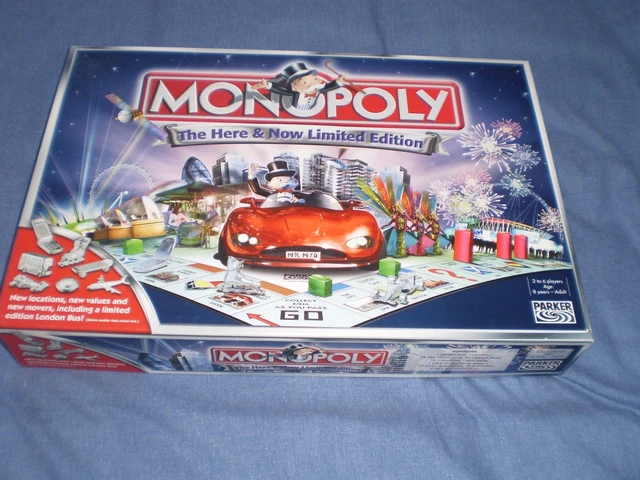 MONOPOLY BOARD GAME the here & now limited edition £16.15 - PicClick UK