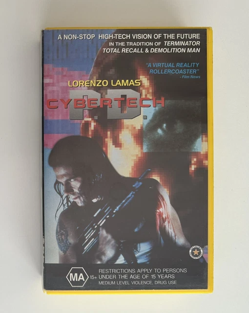 CYBERTECH PD (TERMINAL Justice) [VHS] Big Box Ex-Rental Video Tape ...