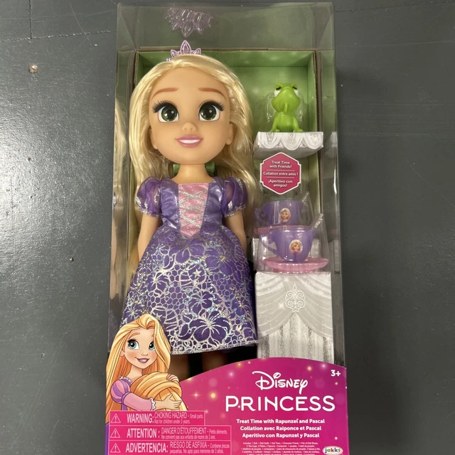 NEW DISNEY PRINCESS TREAT TIME Playset w/RAPUNZEL Doll, Pascal & Tea ...