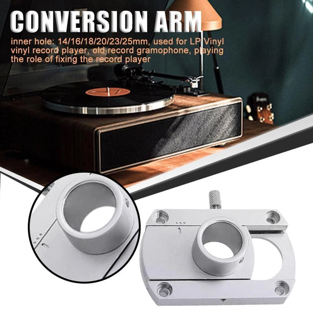 VINYL RECORD PLAYER SME conversion arm phono arm base, hole size 13 to ...