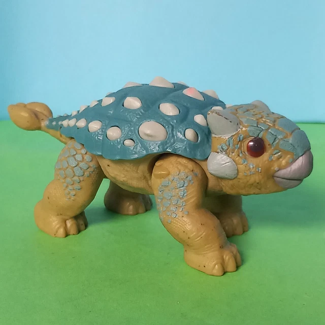 JURASSIC WORLD CAMP Cretaceous Ankylosaurus Bumpy Attacco Dinosauro Mattel EUR 29,32 - PicClick IT