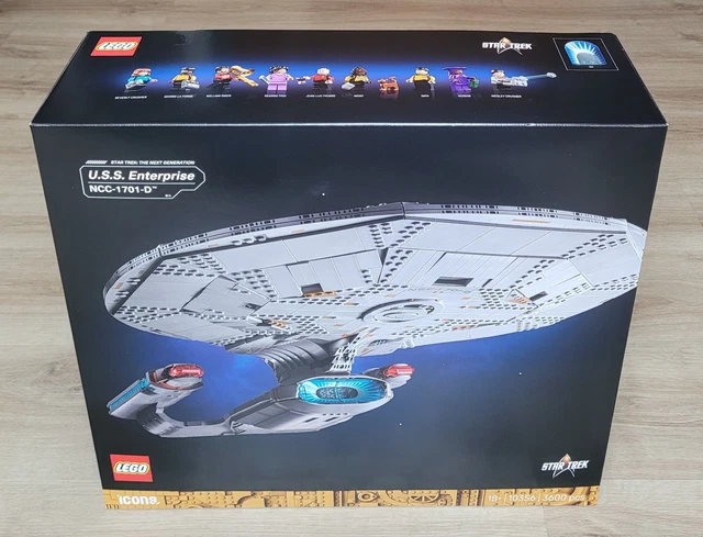 LEGO ICONS 10356 Star Trek: U.S.S. Enterprise NCC-1701-D NEU&OVP! + 3 ...