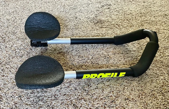 PROFILE DESIGN AERO Bars Triathlon Time-Trial Alloy Clip-On Aero ...