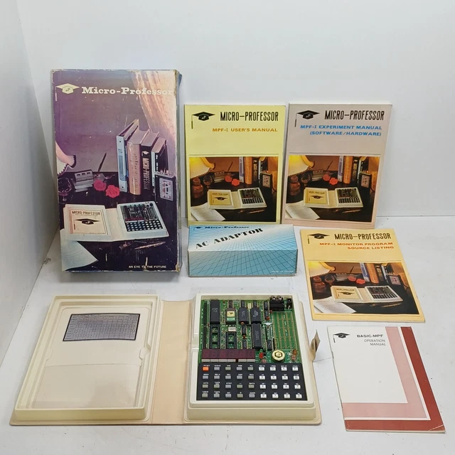 MICRO-PROFESSOR MPF-1B MULTITECH TESTED Boxed Manuals PSU Single-Board ...