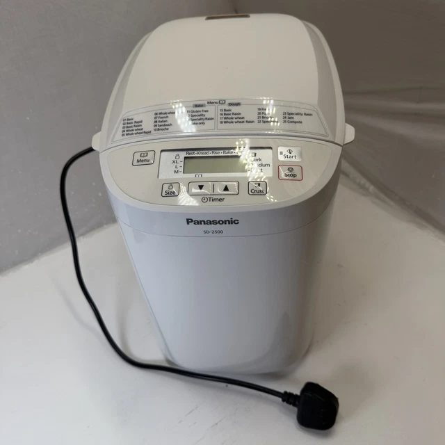 PANASONIC SD-2500 AUTOMATIC Bread Maker - white £49.95 - PicClick UK